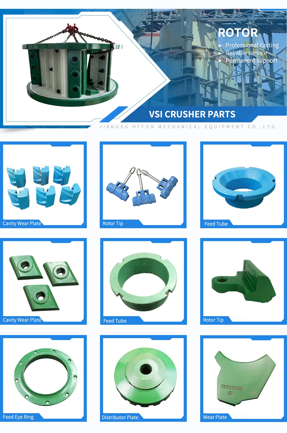 Trial Plate Apply To Metso Barmac VSI Crusher Spare Parts - Buy, metso ...