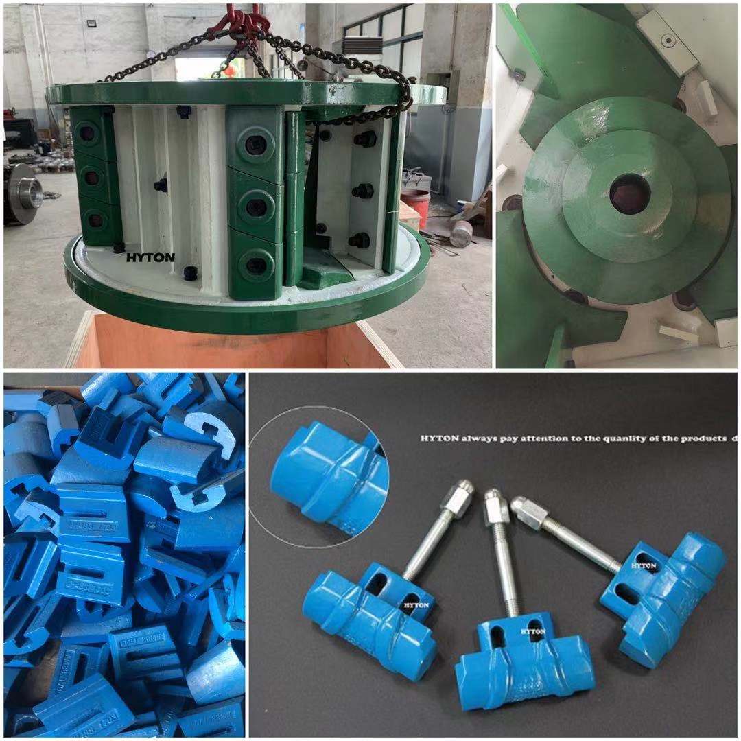 VSI Crusher Wear Parts Rotor Tip Sets Apply Sandvik CV228/CV229 Spares ...